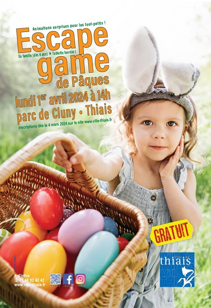 Escape game de Pâques 2024 - Ville de Thiais